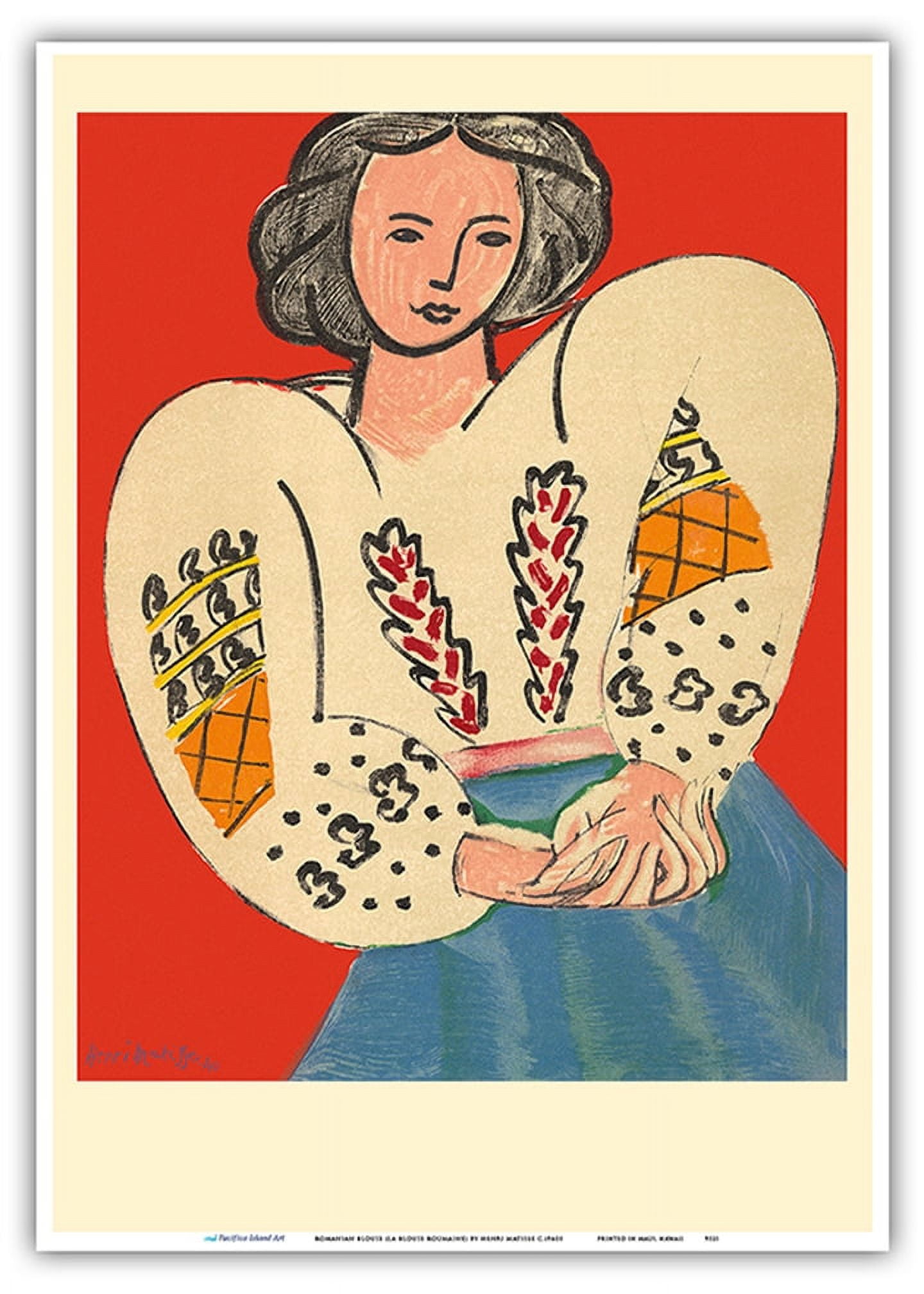 Romanian Blouse (La Blouse Roumaine) - From an Original Color ...