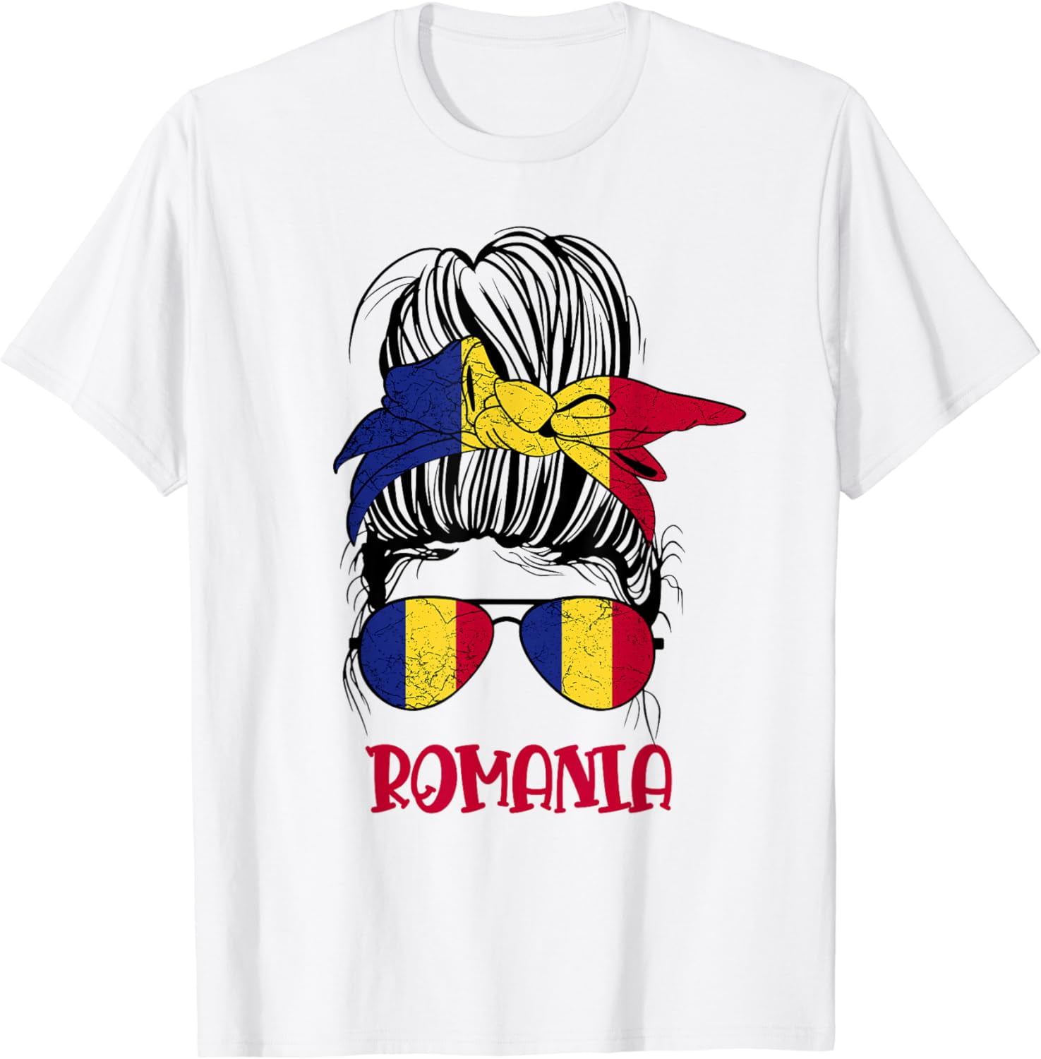 Romanian Girl Romania Woman Romanians Flag T-Shirt - Walmart.com