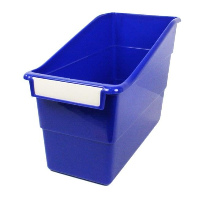Romanoff Blue Shelf File with Labele Holder Standard - 6 Each - Walmart.com