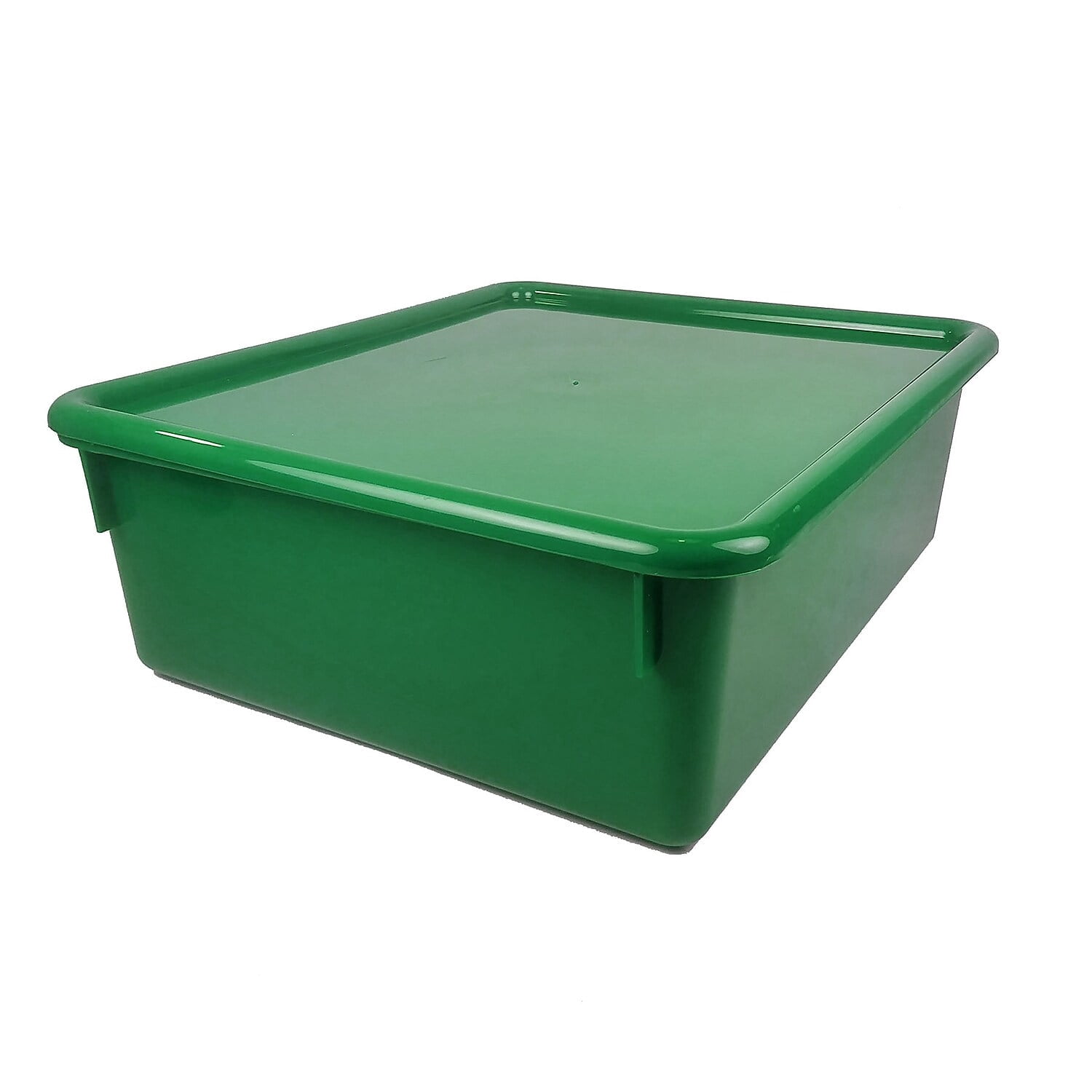 Romanoff Double Stowaway Tray with Lid, Green - Walmart.com