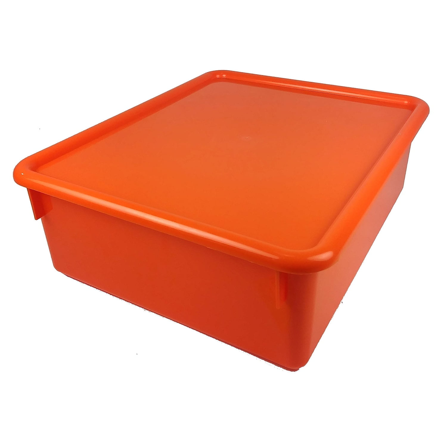 Romanoff Double Stowaway Tray with Lid, Orange - Walmart.com