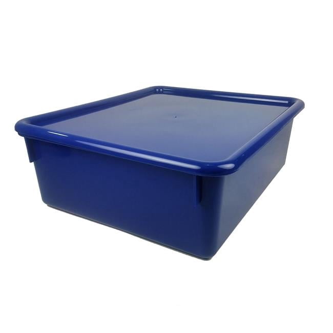 Romanoff Products ROM13004 Double Stowaway Tray with Lid, Blue ...