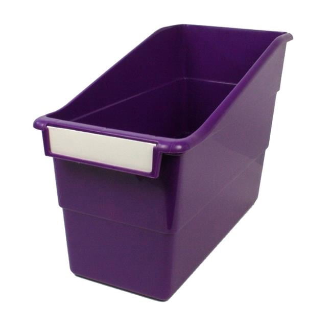 Romanoff Purple Shelf File with Labele Holder Standard - 6 Each ...