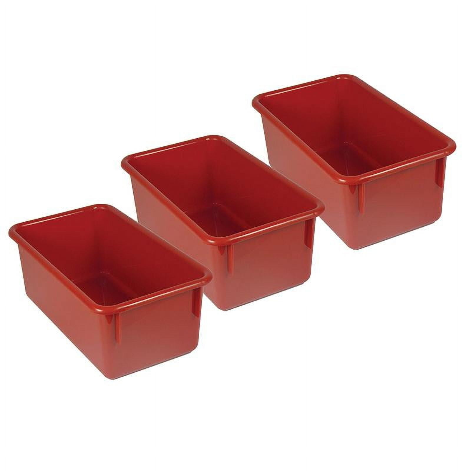 Romanoff Stowaway Tray no Lid, Red, Pack of 3 - Walmart.com
