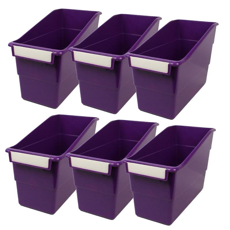 Romanoff Tattle Shelf File, Purple, Pack of 6 - Walmart.com