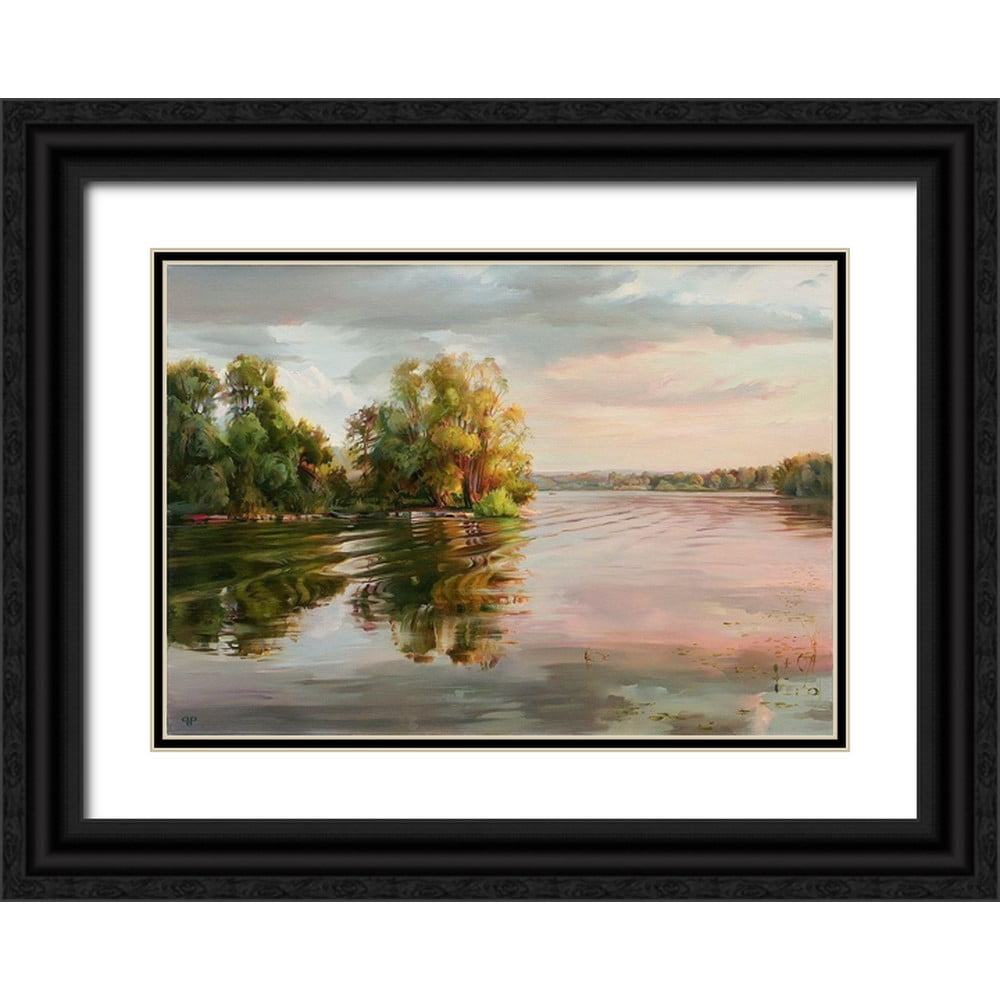 Romanov, Roman 14x11 Black Ornate Wood Framed with Double Matting ...