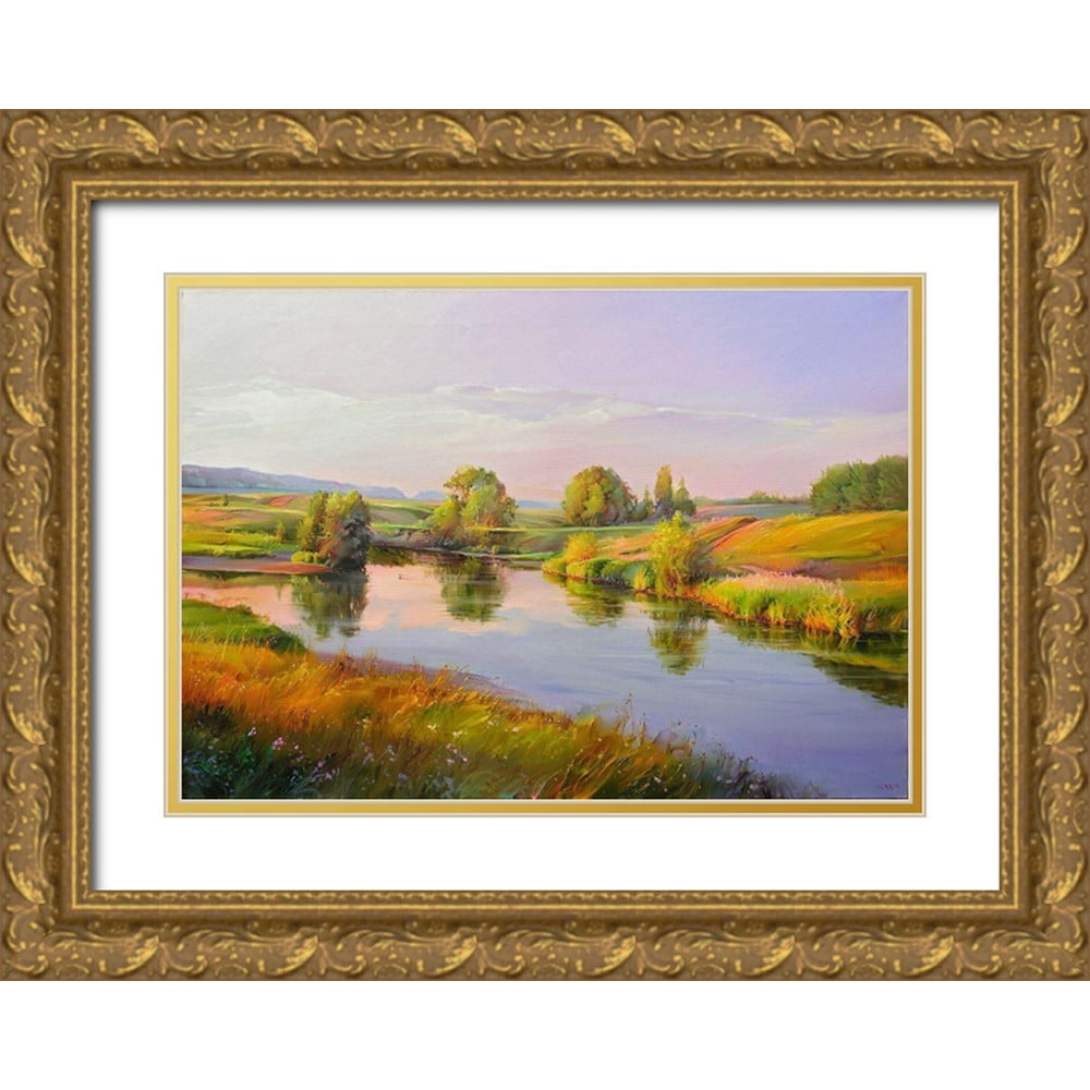 Romanov, Roman 14x11 Gold Ornate Wood Framed with Double Matting Museum ...