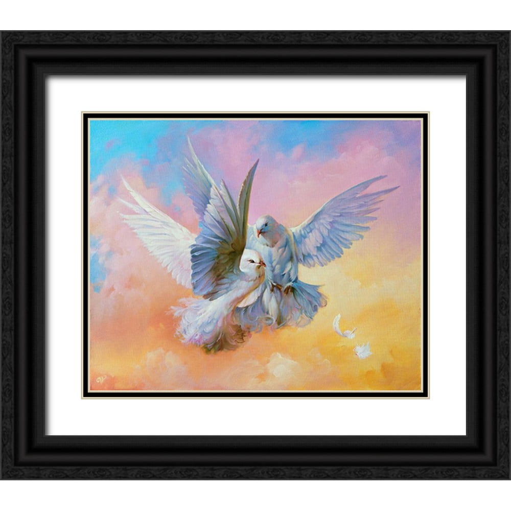 Romanov, Roman 14x12 Black Ornate Wood Framed with Double Matting ...