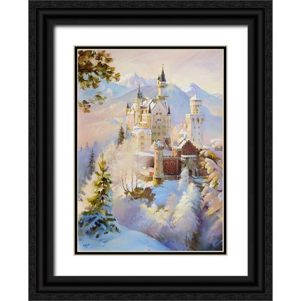 Romanov, Roman 14x18 Black Ornate Wood Framed with Double Matting ...