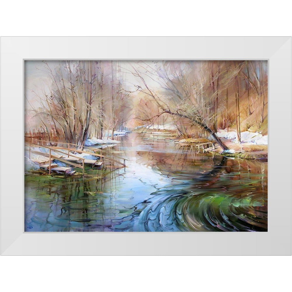 Romanov, Roman 18x14 White Modern Wood Framed Museum Art Print Titled ...
