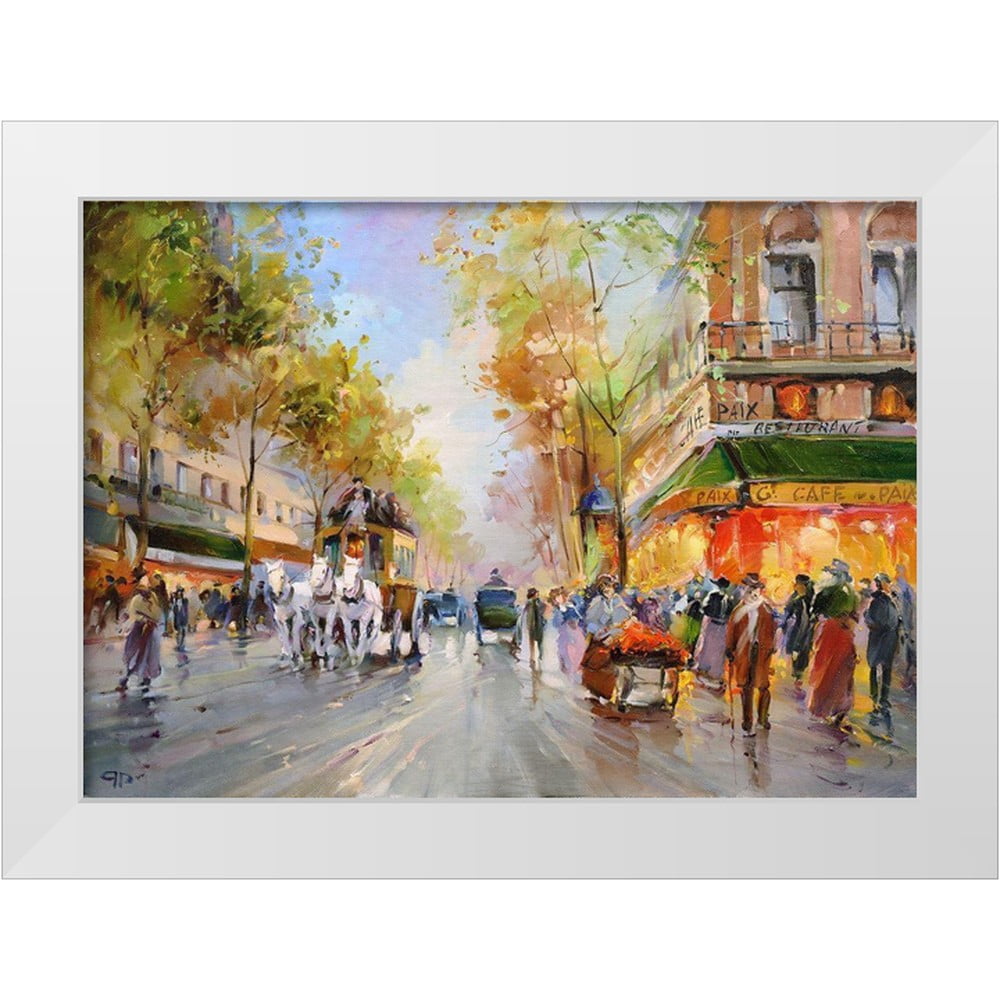 Romanov, Roman 18x14 White Modern Wood Framed Museum Art Print Titled ...