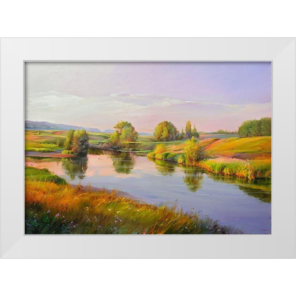 Romanov, Roman 18x14 White Modern Wood Framed Museum Art Print Titled ...