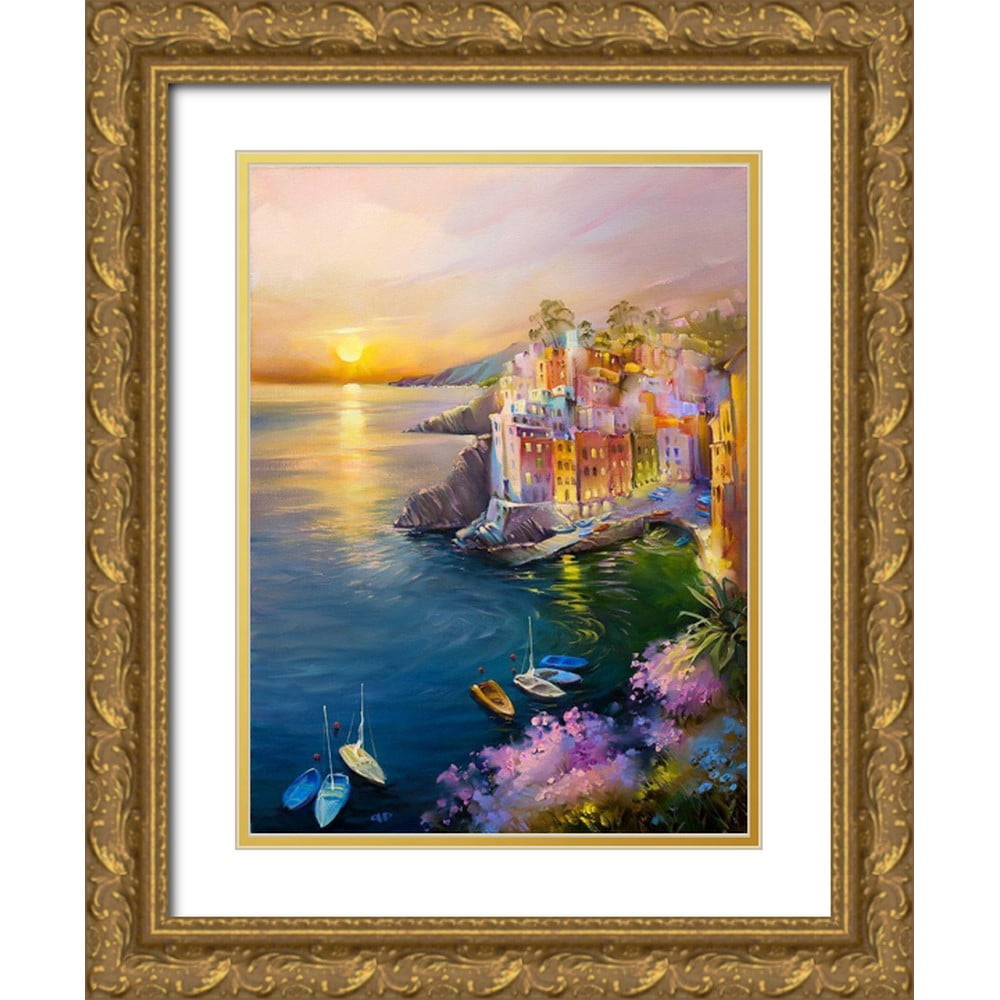 Romanov, Roman 19x24 Gold Ornate Wood Framed with Double Matting Museum ...