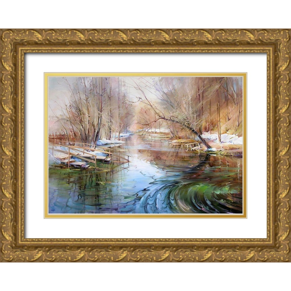 Romanov, Roman 24x18 Gold Ornate Wood Framed with Double Matting Museum ...
