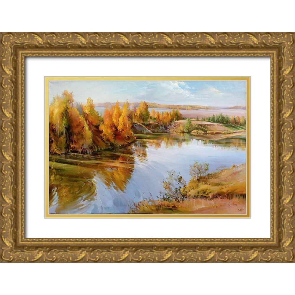 Romanov, Roman 24x18 Gold Ornate Wood Framed with Double Matting Museum ...