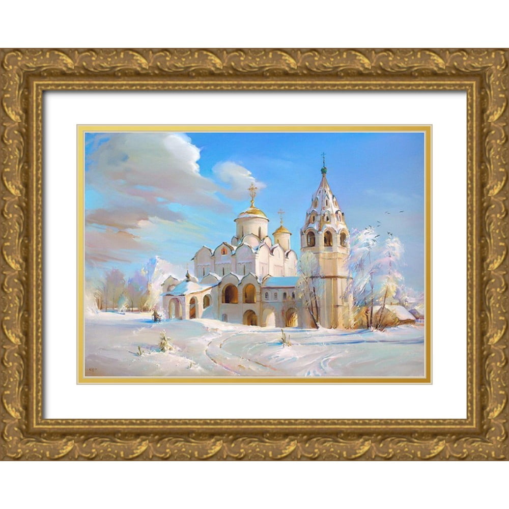 Romanov, Roman 24x18 Gold Ornate Wood Framed with Double Matting Museum ...