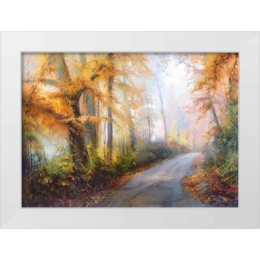 Romanov, Roman 24x18 White Modern Wood Framed Museum Art Print Titled ...