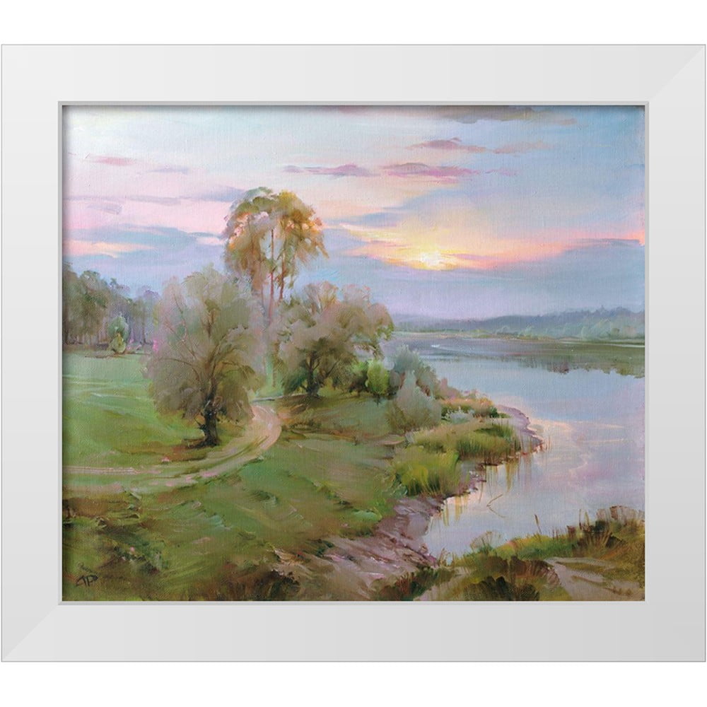 Romanov, Roman 30x26 White Modern Wood Framed Museum Art Print Titled ...