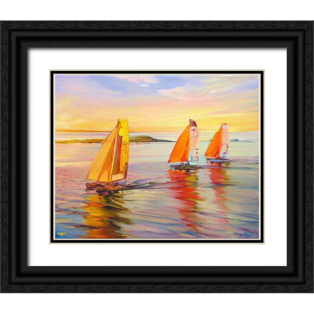 Romanov, Roman 31x26 Black Ornate Wood Framed with Double Matting ...