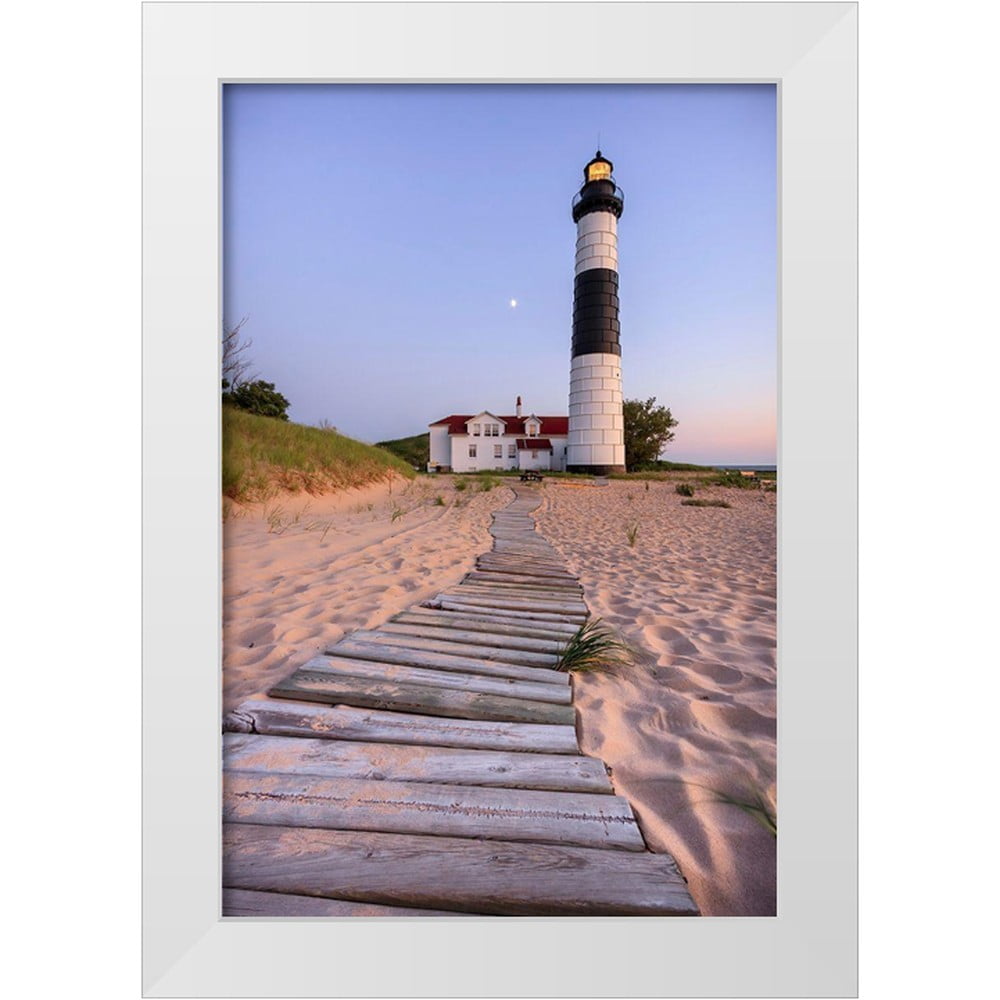 Romanowicz, Adam 17x24 White Modern Wood Framed Museum Art Print Titled ...