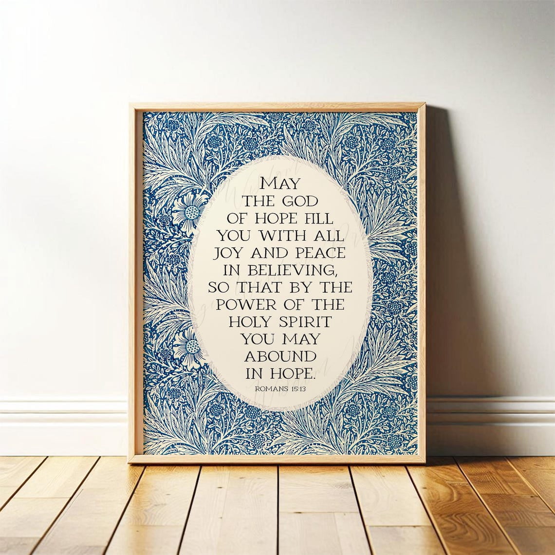 Romans 1513 Christian Wall Art May the God of Hope Fill You With All ...