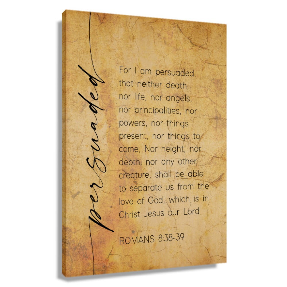 Romans 8 38-39 Bible Scripture Wall Art Bible Poster Pictures Prints on ...