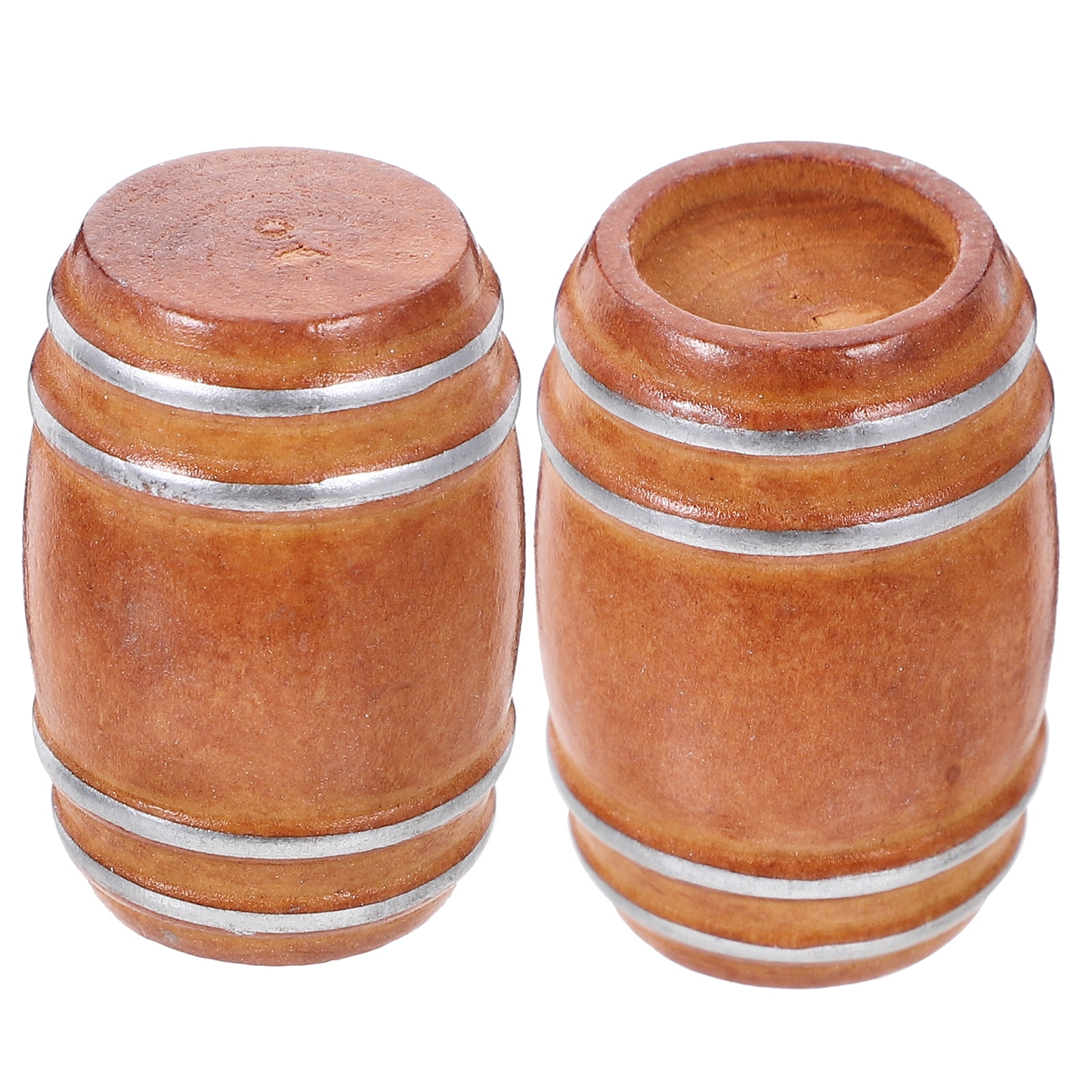Romansa 2pcs Mini Barrel Models Mini Barrels Mini Scene Adornments Mini ...