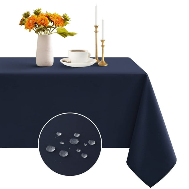Romanstile Rectangle Tablecloth 60x102 inch Stain and Wrinkle Resistant ...