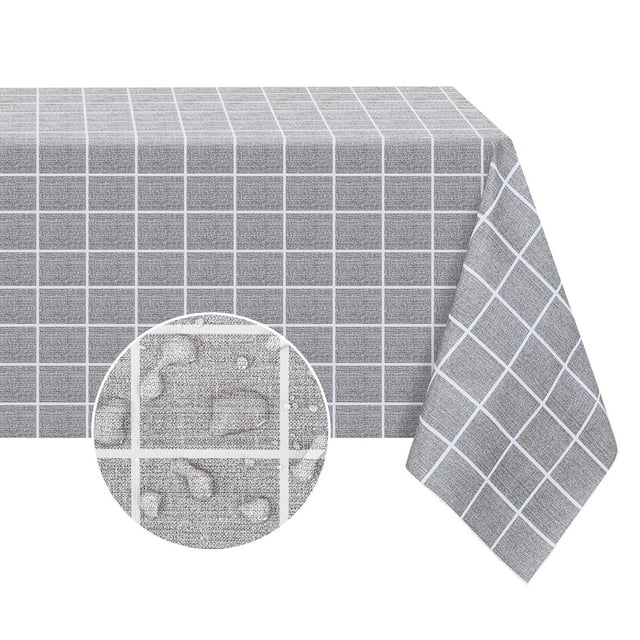 Romanstile Rectangle Vinyl PVC Tablecloth, Picnic Tablecloth 100% Plaid ...