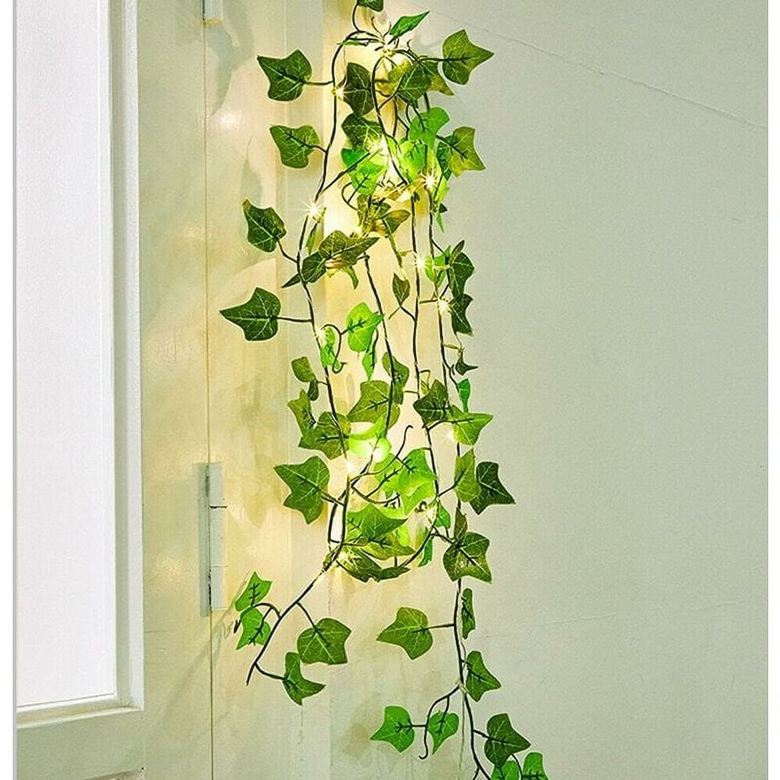 Romantic Ambient 2M Fake Vines With 20 Leds, Copper Wire Led String Lights For Indoor Outdoor ...
