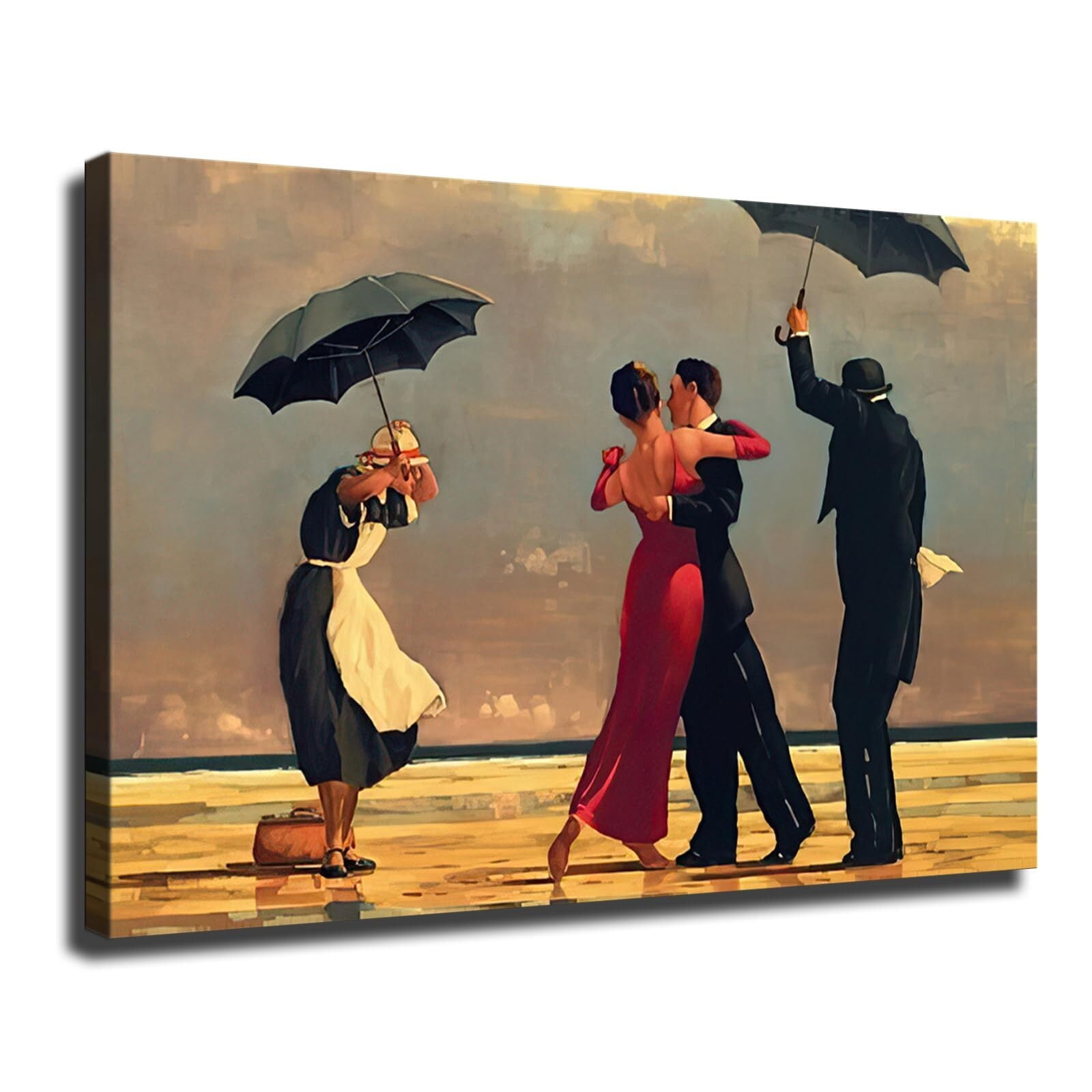 Romantic Art Poster For The Singing Butler By Jack Vettriano Poster ...