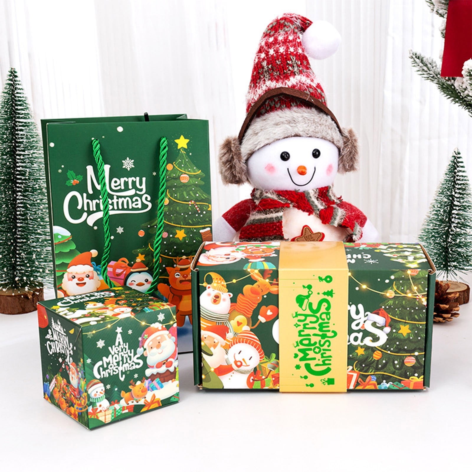 Romantic Christmas Surprise Gift Box With Red Envelope Pop-Up Explosion ...