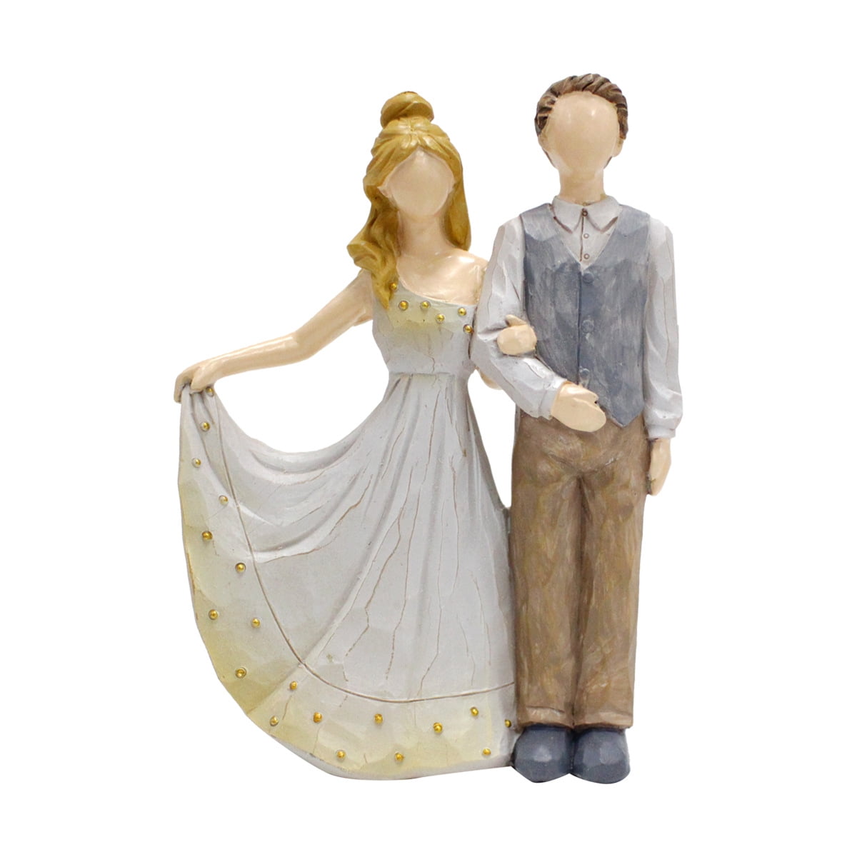 Romantic Couple Figurines,Resin Couple Statue Miniatures Crafts Wedding ...