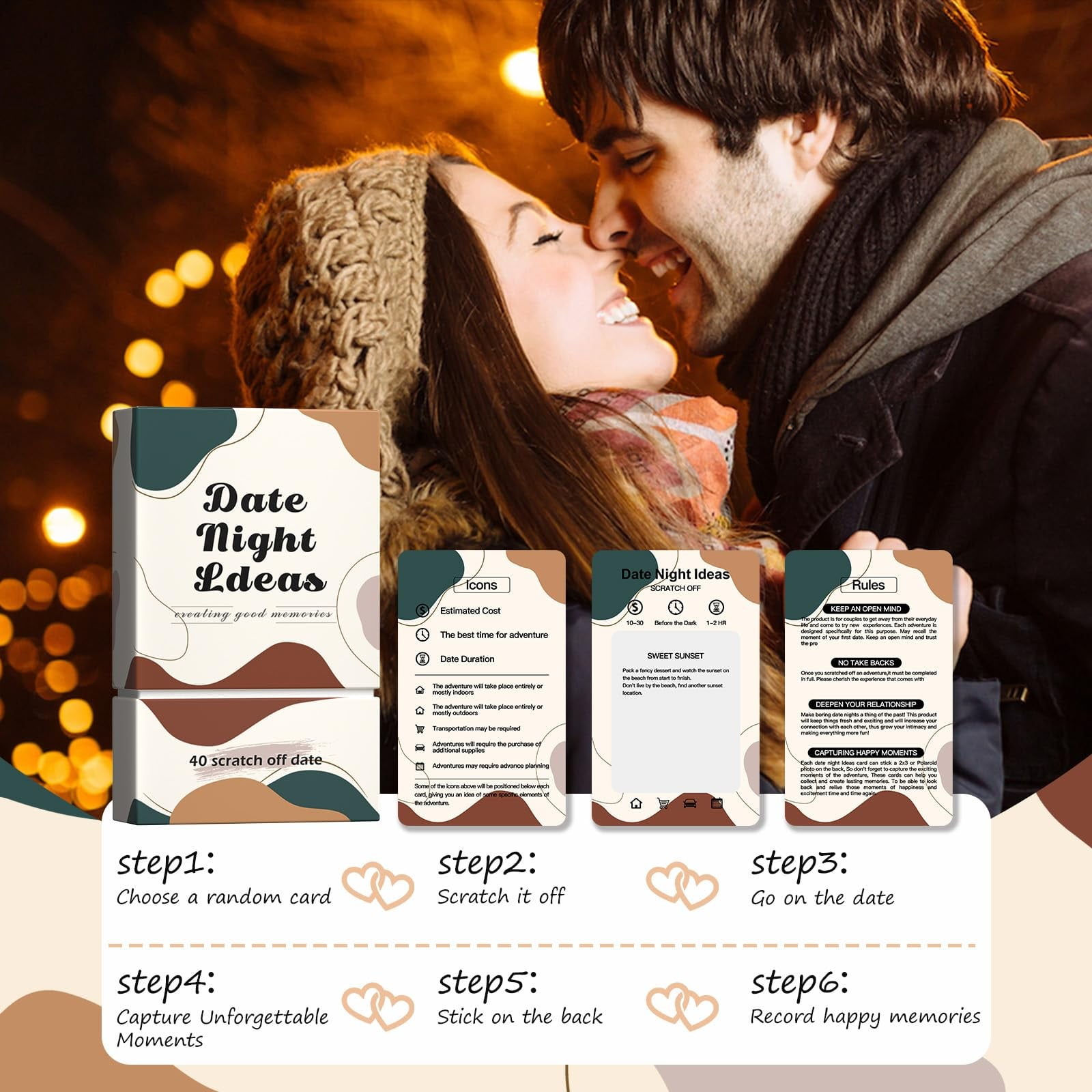 Lets Argue Card Game For Adults Date Night Ideas 35 Scratch Off Dates ...