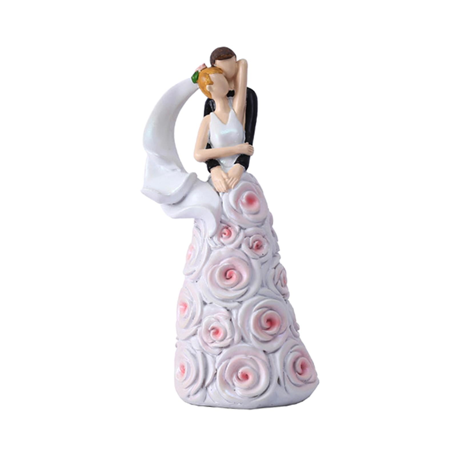 Romantic Couple Sculpture Lover Figurine Collectible Crafts Wedding ...