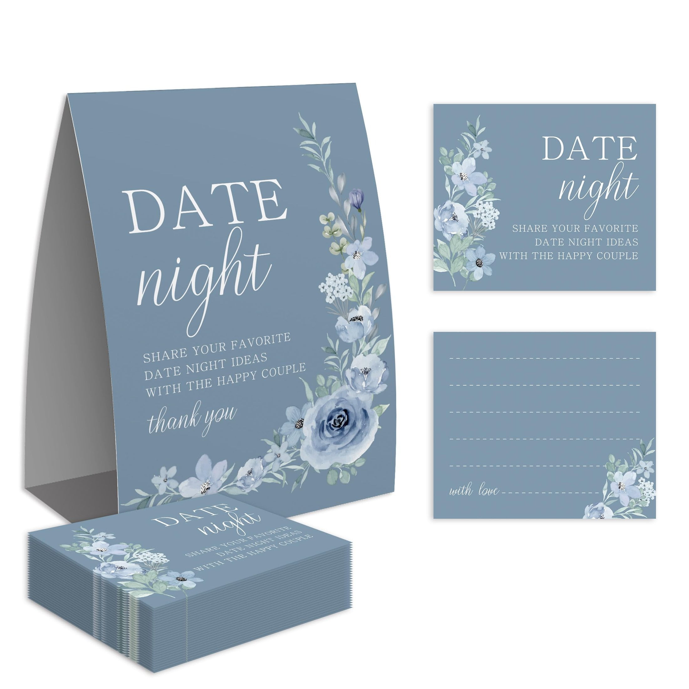 Romantic Date Night Adventure Kit with 50 Engaging Cards for ...