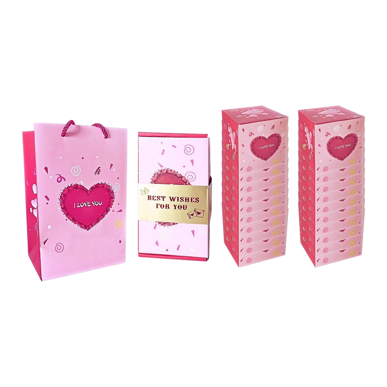 Romantic Decorative Wreath - Inspired Jumping Box Gift Set With I Love ...