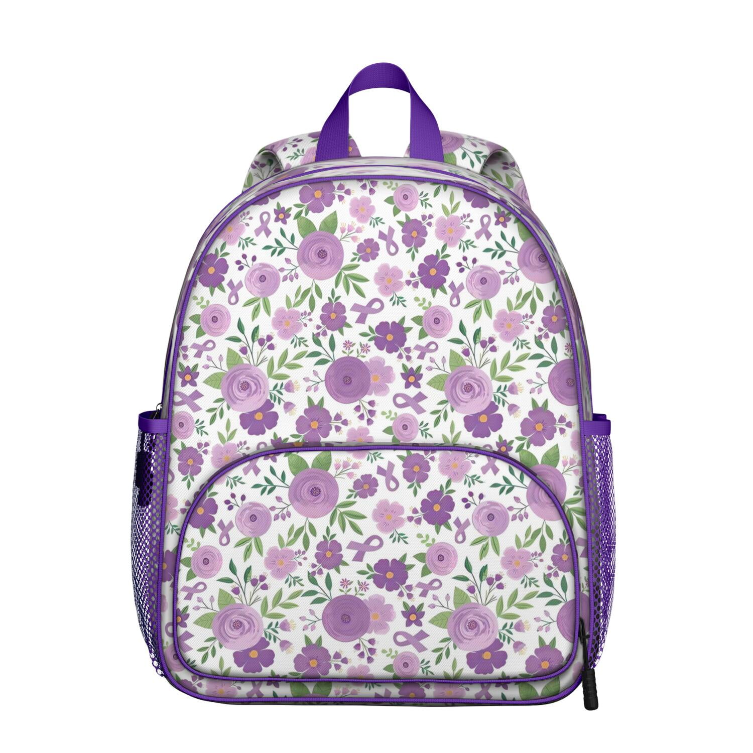 Romantic Farmhouse Floral Backpack - Spine-Friendly & Waterproof ...