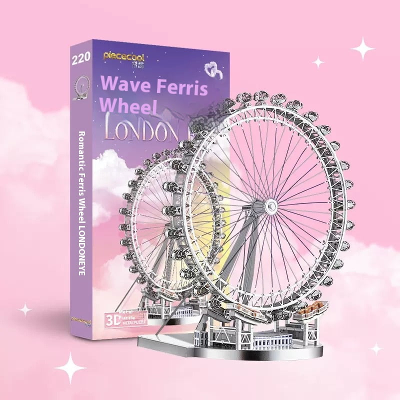Romantic Ferris Wheel Metal 3D Puzzles Puzzle Box Set 3D Puzzle Toy 3D ...