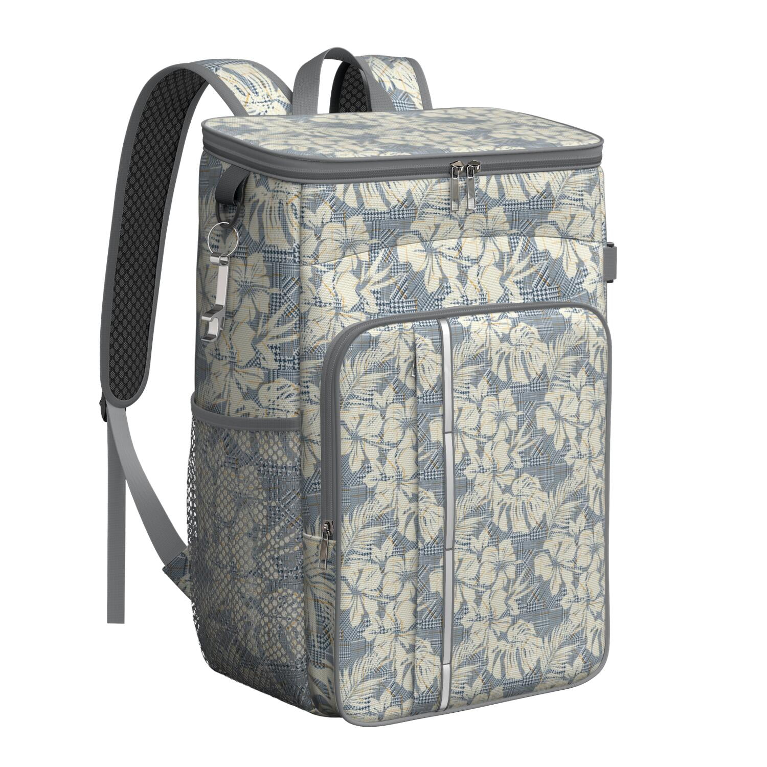 Romantic Floral Design Insulated Backpack Cooler - 20L High Capacity ...
