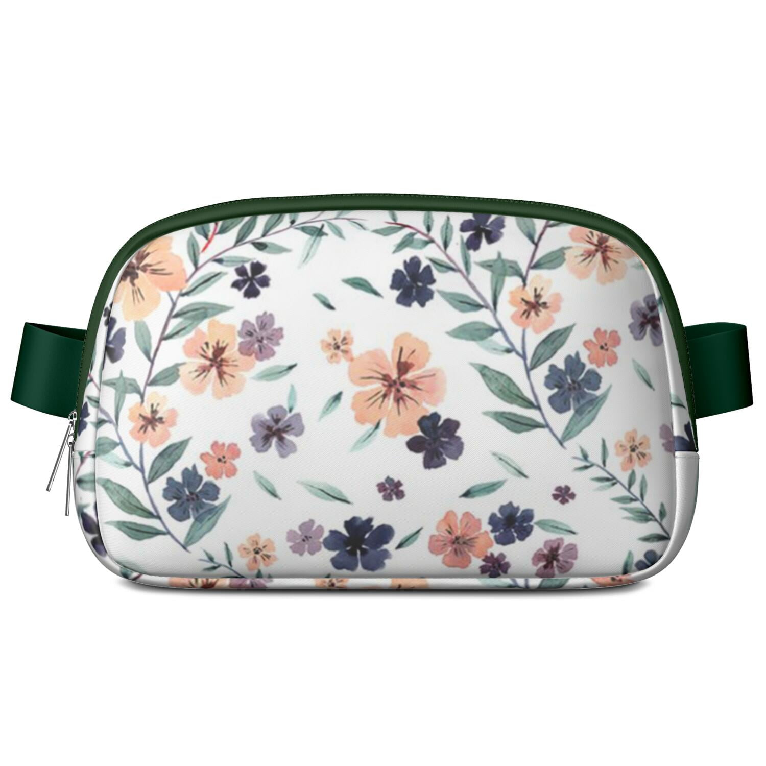 Romantic Floral Fanny Pack – Country Garden Waist Bag with Blooming ...
