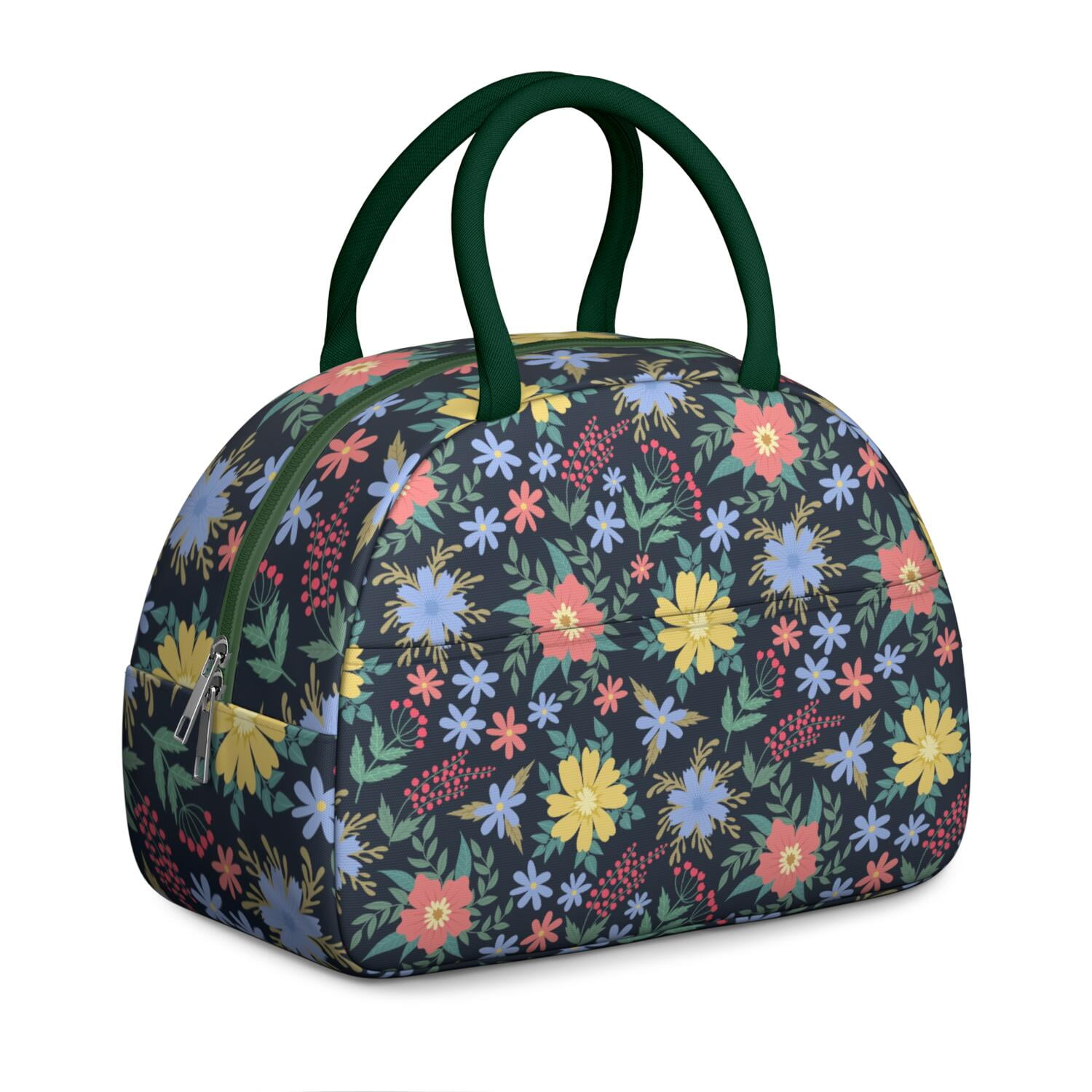 Romantic Floral Lunch Box for Women, Bloom and Bee Design with Country ...