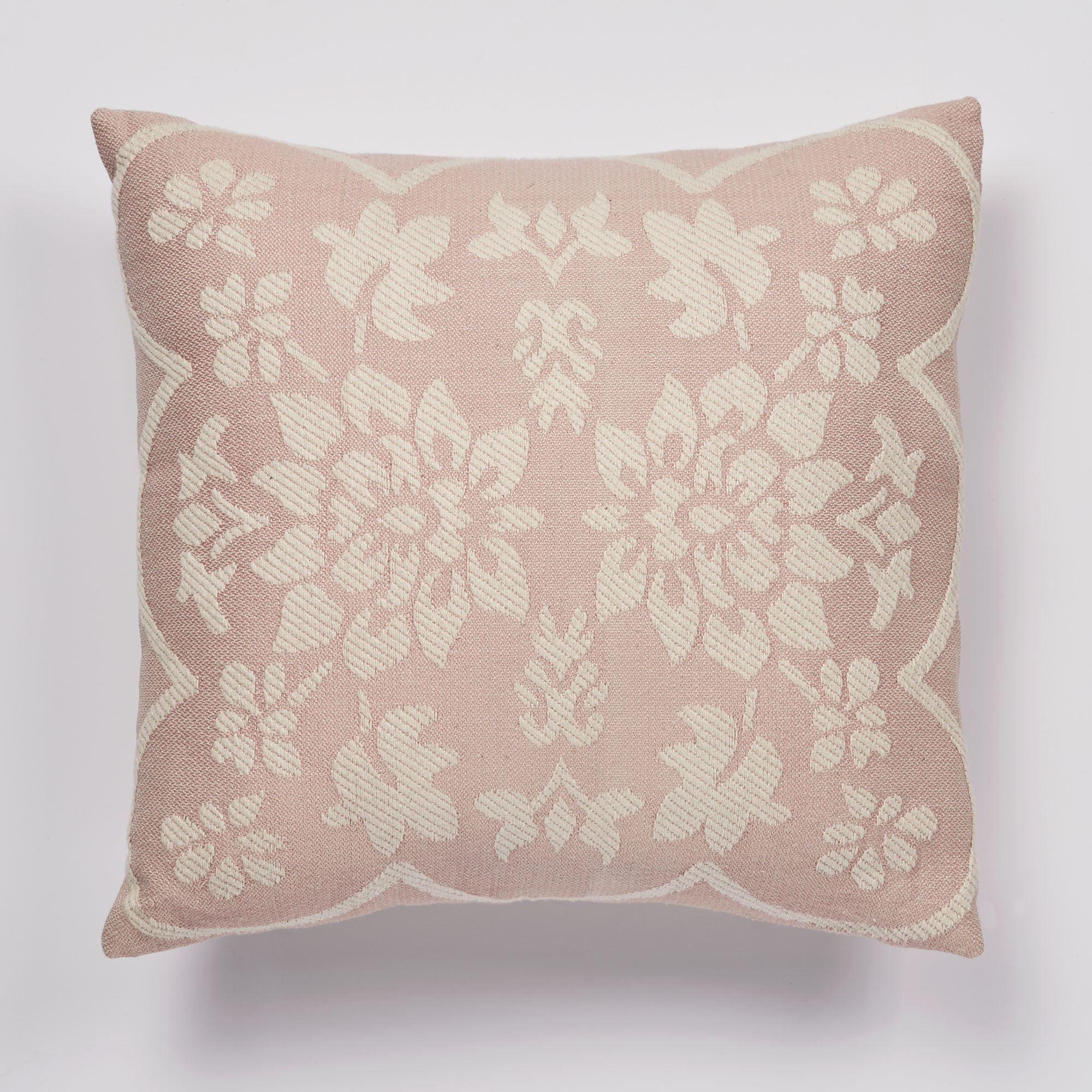 Romantic Floral Primrose Dusty Rose Pillow Tailored 18 Inch Square ...