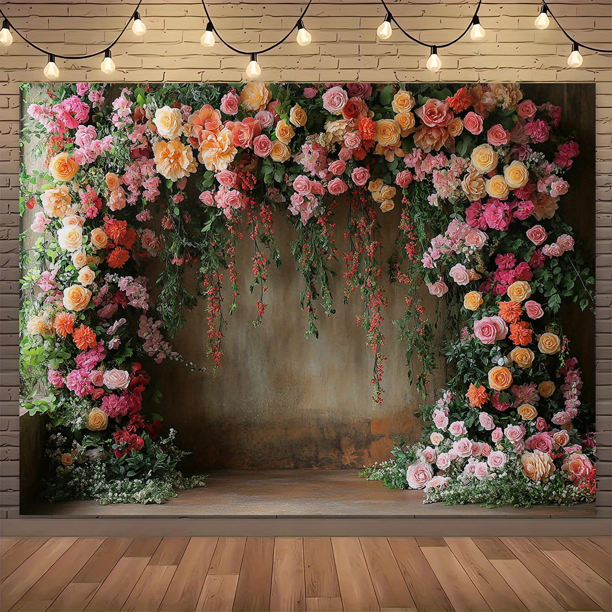 Romantic Floral Rose Backdrop Pastel Spring Roses Photography ...