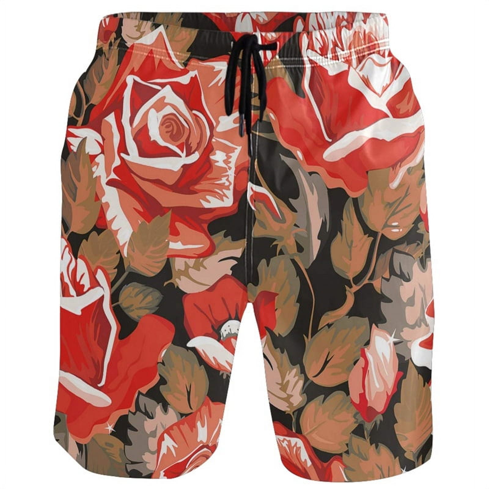 Romantic Flower Blossom Graphic Shorts Pants 3D Printed Hip Hop y2k ...
