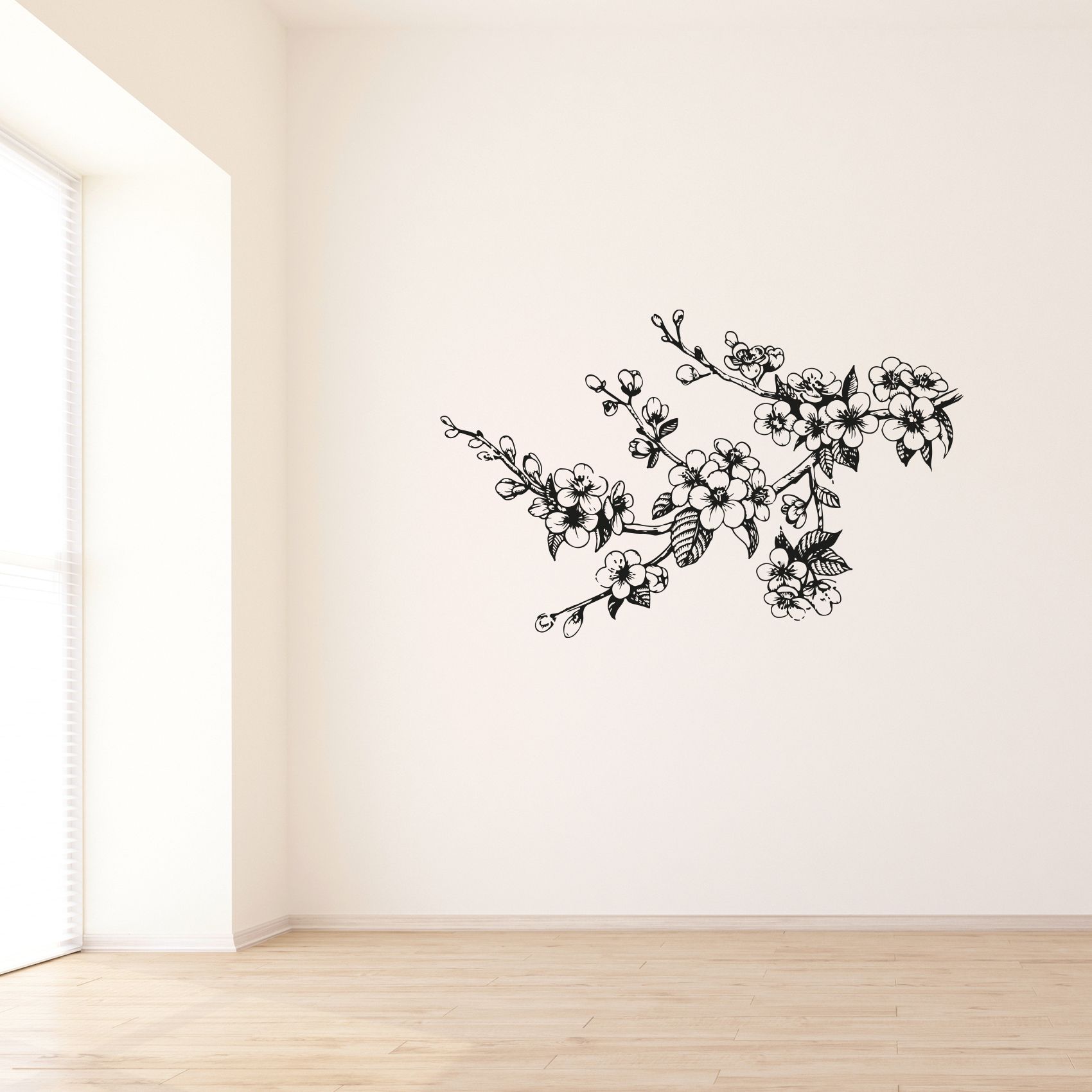 Romantic Flowers Cherry Blossom Japanese Flower Sakura Japan Wall ...