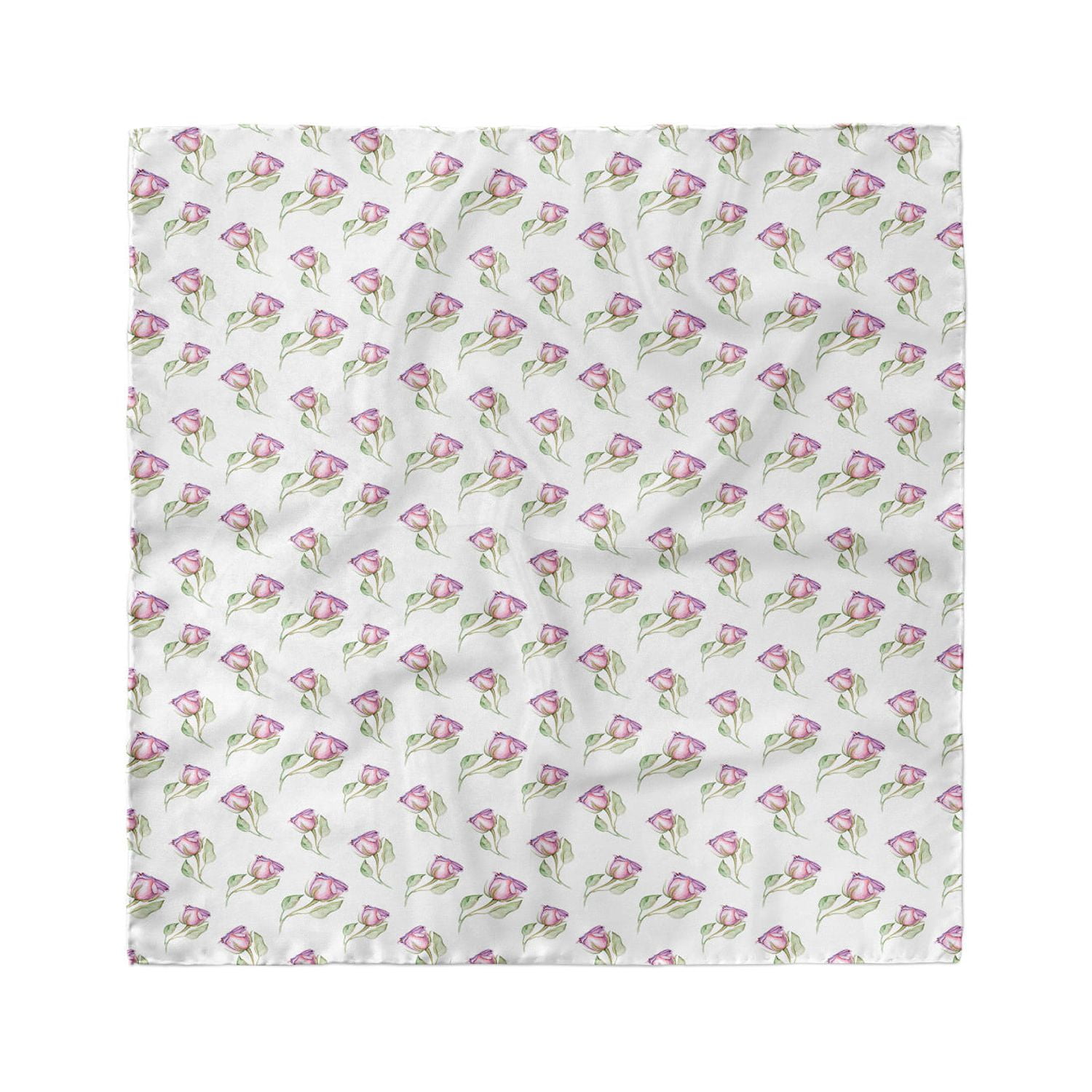 Romantic Head Scarf, Watercolor Roses, Head Wrap, 3 Sizes, by Ambesonne ...