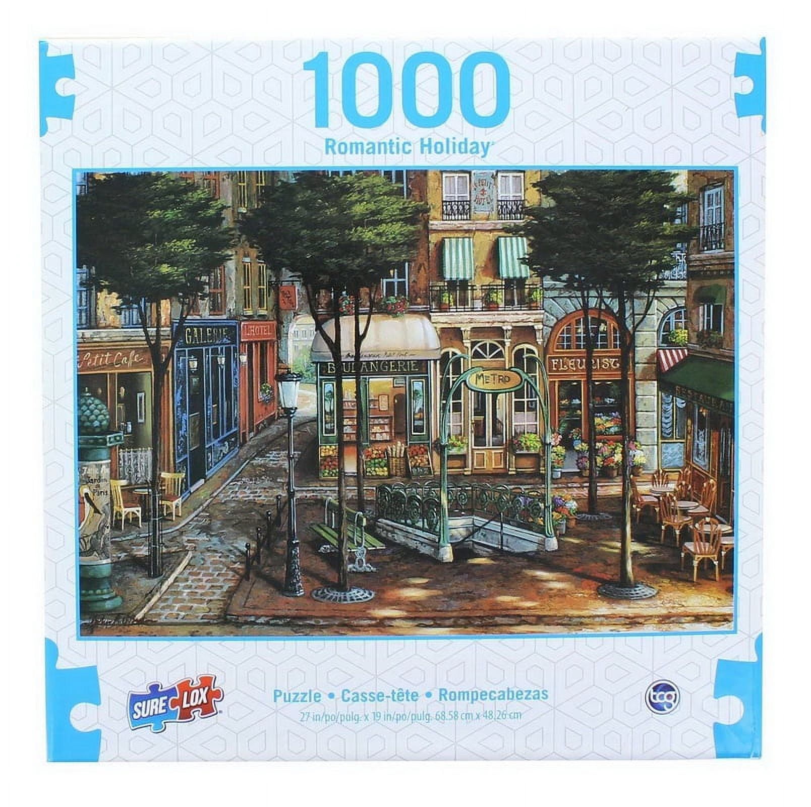 Romantic Holiday 1000 Piece Jigsaw Puzzle | Sunlit Square - Walmart.com