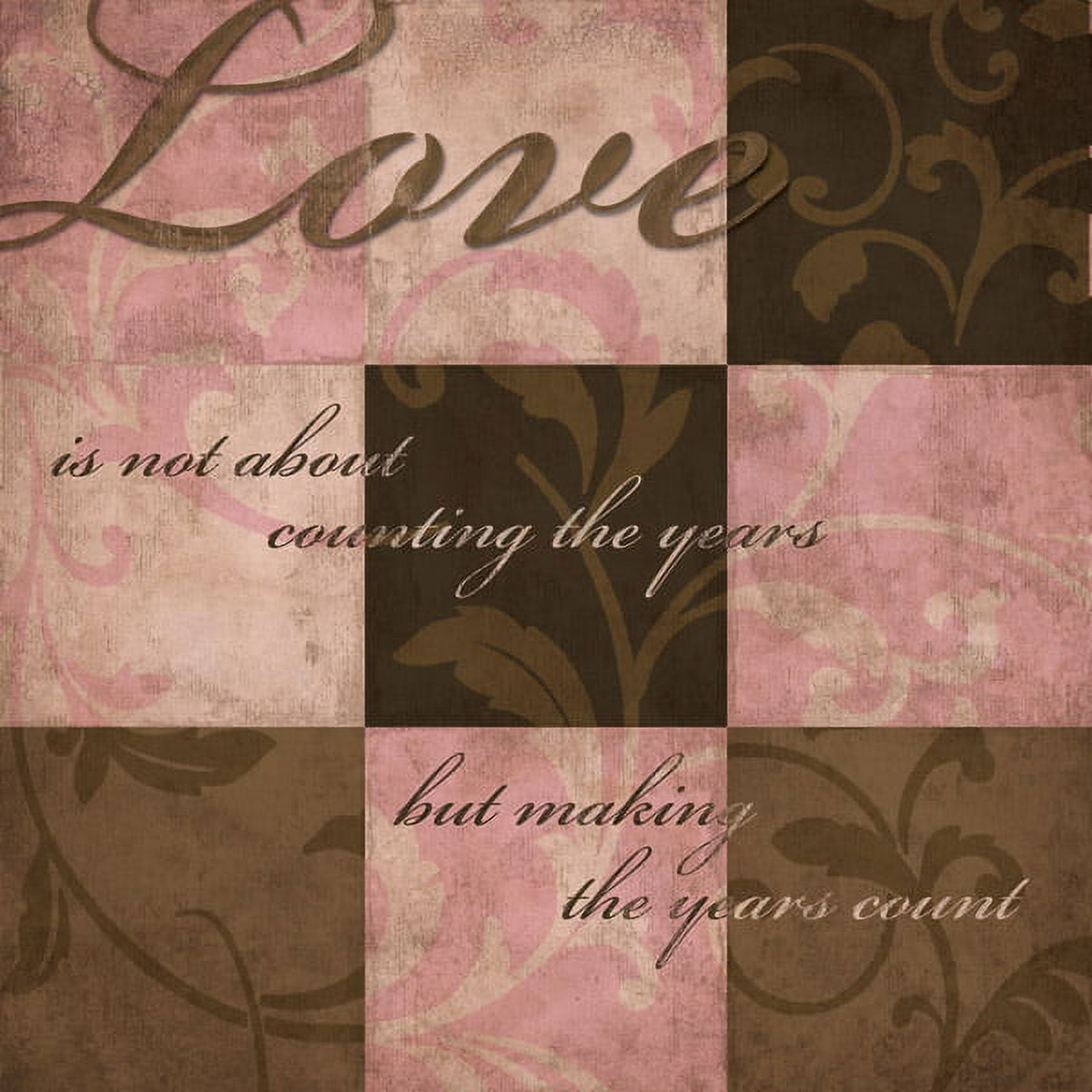Romantic Love Quote Poster Inspirational Saying Pink Painting Best ...