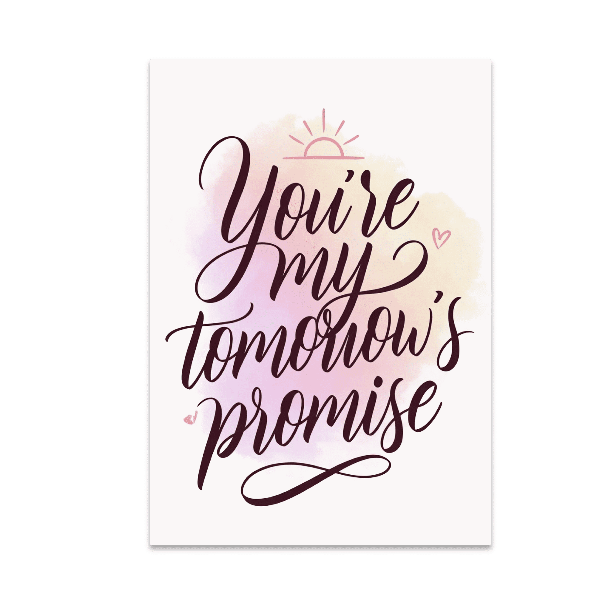 Romantic Minimal Decor - Future Love Relationship - 13x19 Poster Print ...